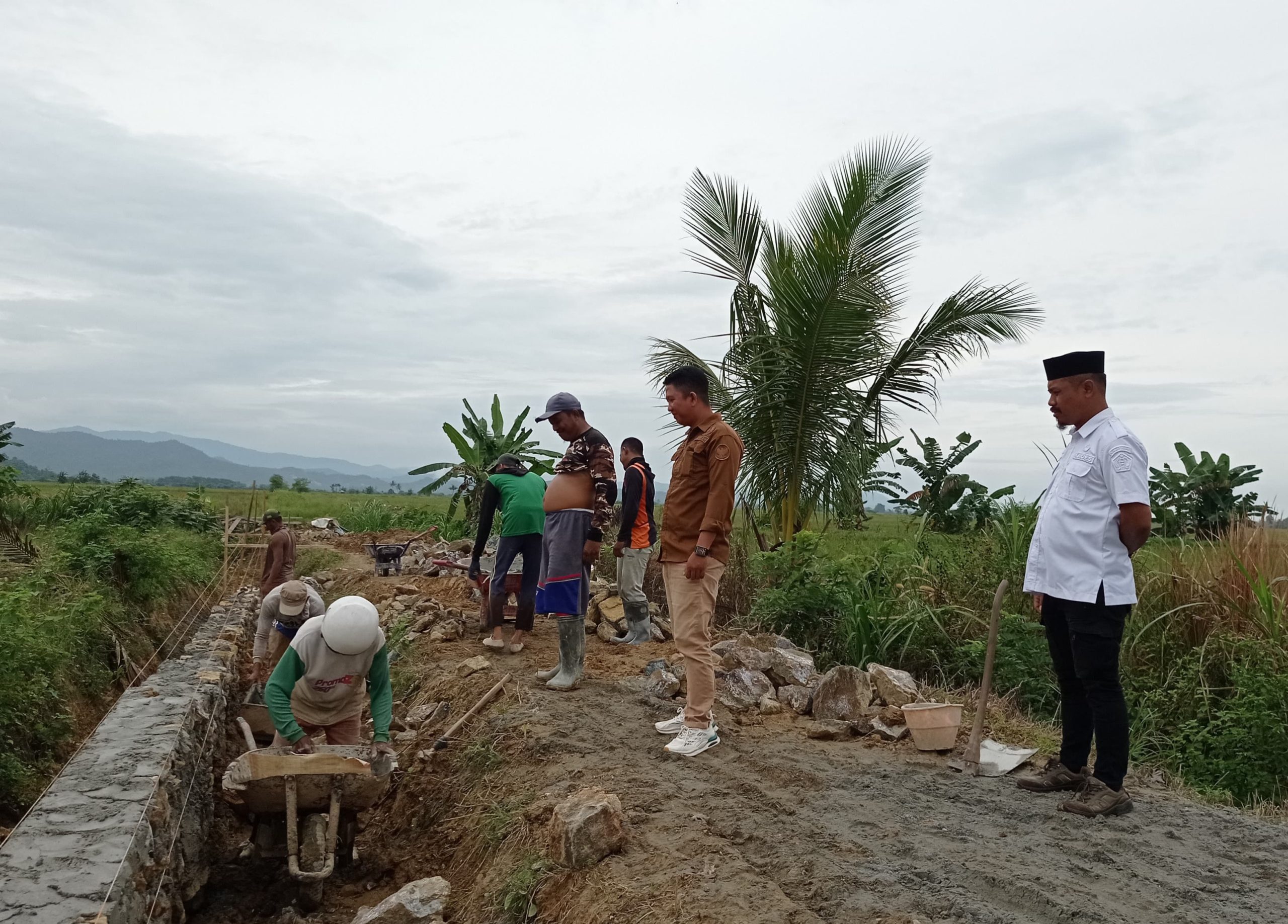 Pemdes Anggohu Bangun Talud dan Jembatan Penghubung Sawah: Harapan Baru ...